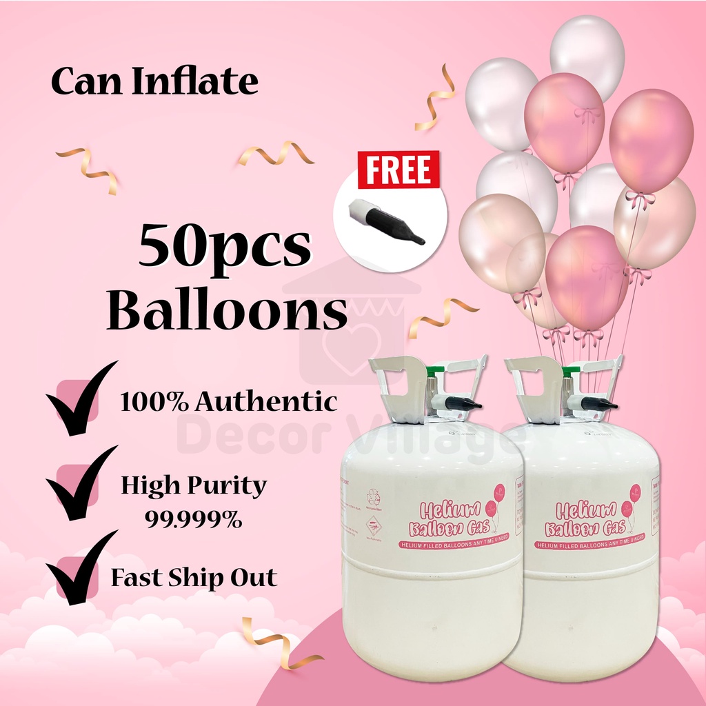 DV SHIP 24 HOUR Party Balloon Helium Gas Up to 50 Balloons Belon Gas ...