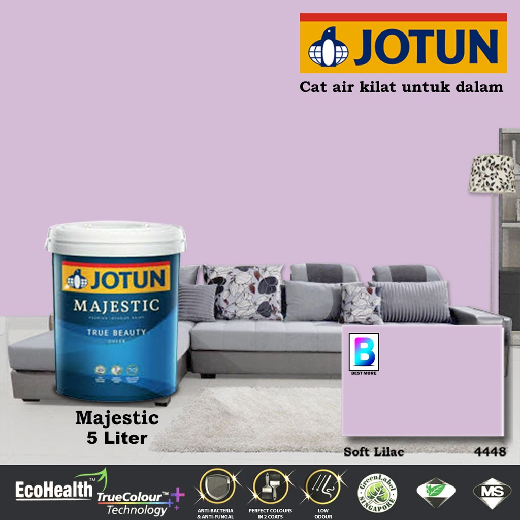 Jotun Majestic True Beauty Collection 5 Liter Musk 4447 / Soft Lilac ...