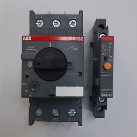 MANUAL MOTOR STARTER MS132-20 ADD ON SIGNALING CONTACT SK1-11 BRAND ABB. | Shopee Malaysia