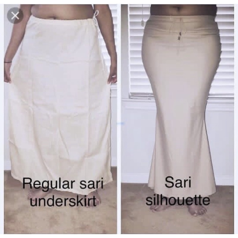 Saree inner skirt shapewear /Petticoat / Saree slip | Shopee Malaysia