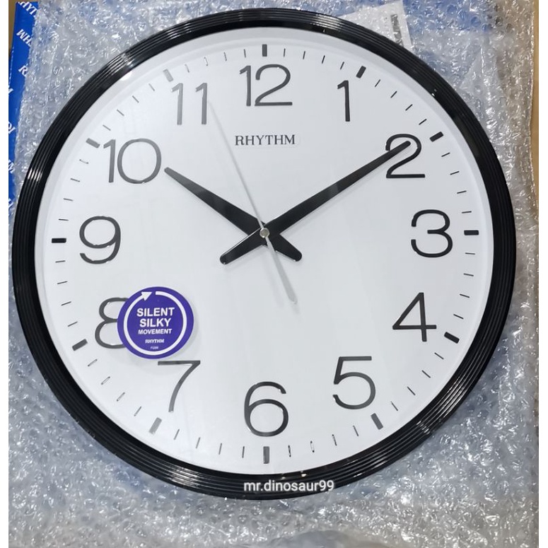 Ready Stock Authentic Rhythm Wall Clock Silent Silky Movement. Jam ...