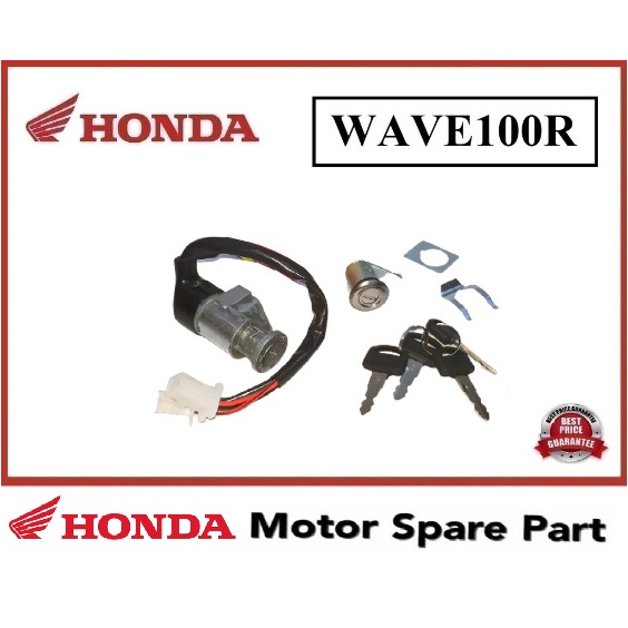 HONDA WAVE100R MAIN SWITCH SET KUNCI SWITCH SET MAINSWITCH SET WAVE100 ...