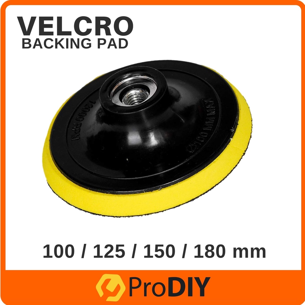 Velcro Backing Pad M10 M14 - Sand Paper Disc & Buffing Polish Wax ...