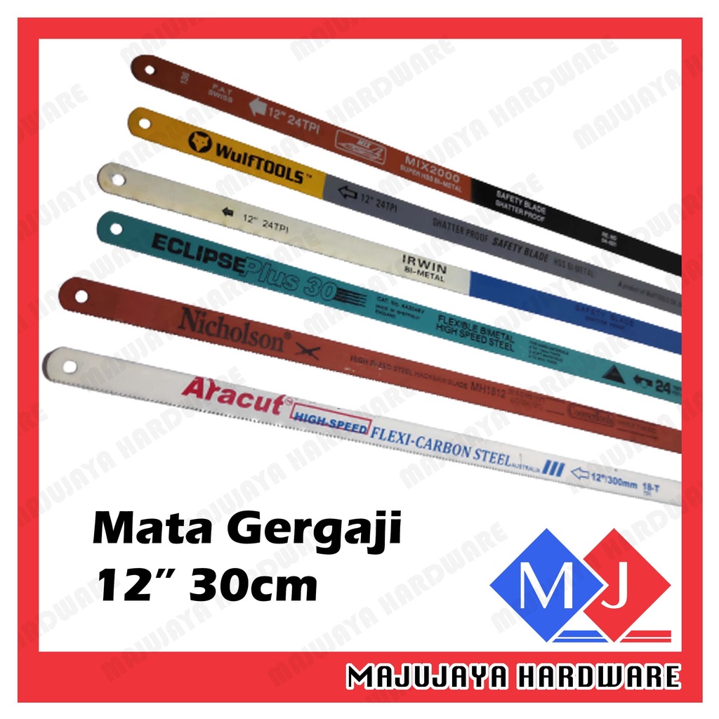 12'' Hacksaw Blade / Mata Gergaji Besi Refill WULFTOOLS NICHOLSON ...