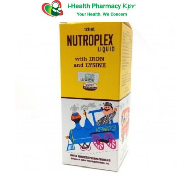 Nutroplex Liquid with Iron & Lysine 120ml (Exp: 04/2021) | Shopee Malaysia