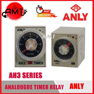 ANLY AH3-1 8PIN TIMER RELAY (10S/30S/60S ; 10MIN/30MIN/60MIN) 240VAC ...
