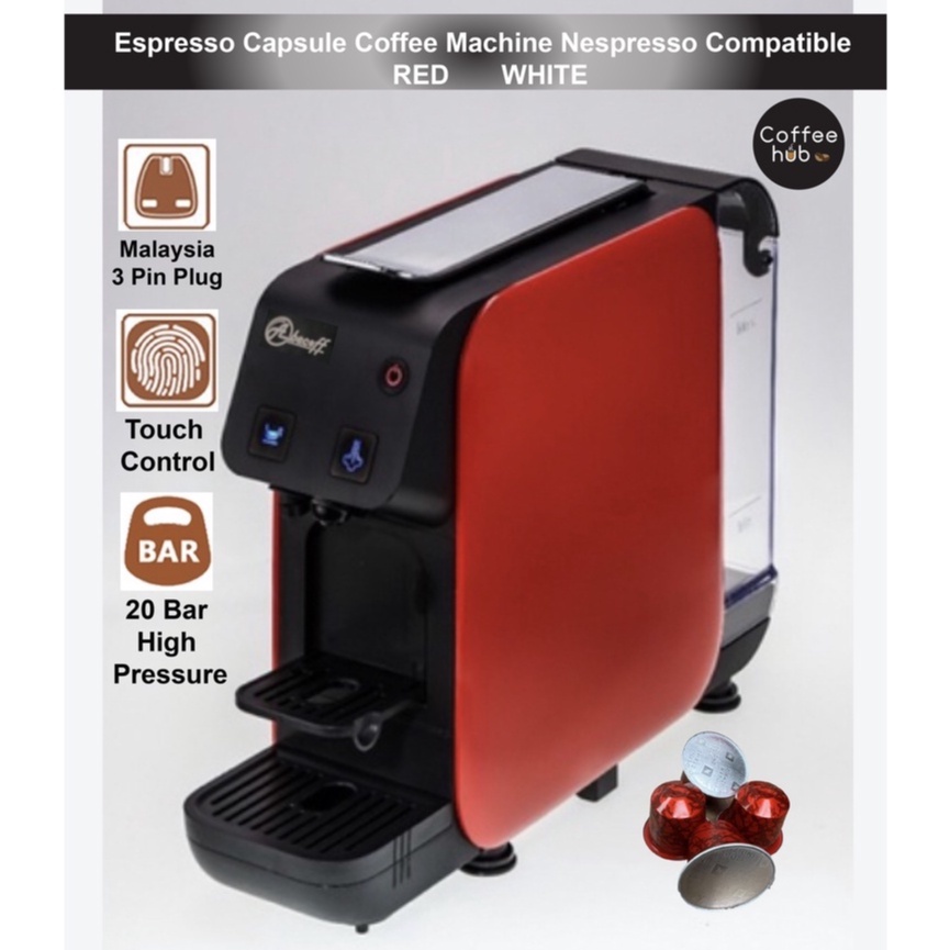 (Ready Stock)Coffee Espresso Italian Style Capsule Machine Nespresso ...