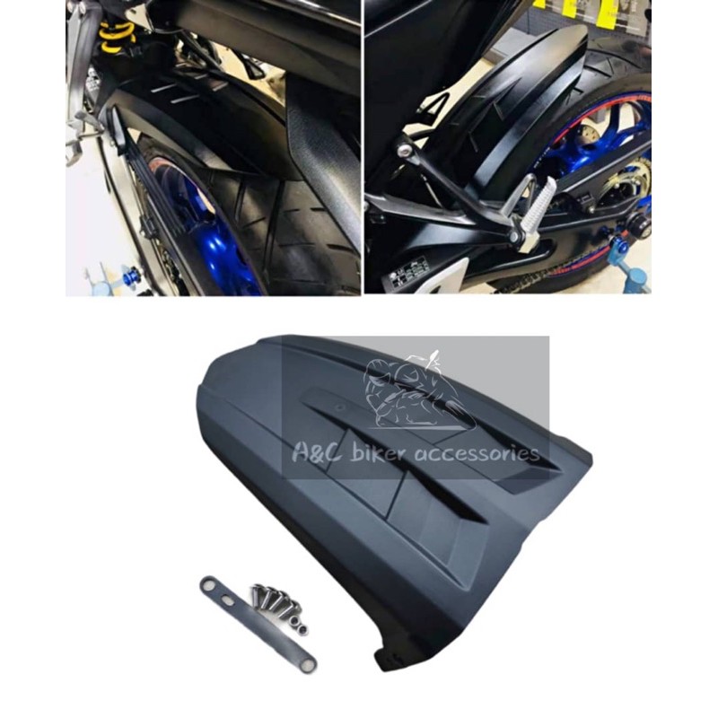 Yamaha R15 MT15 Rear hugger ABS plastic Black motorcycle accessories ...