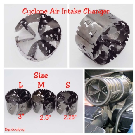Cyclone C3 Air Intake Charger Twin Fan Turbo Spiral Jet Turbo ...