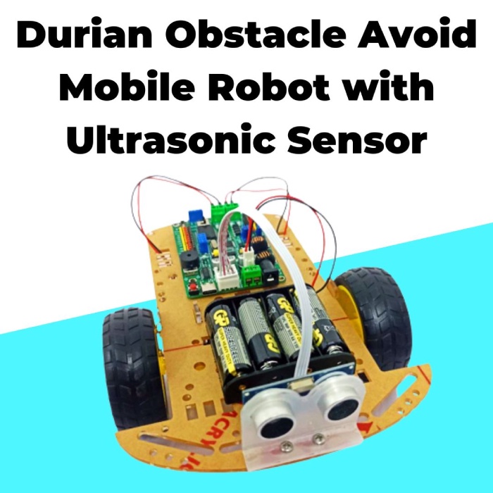 Arduino Stem Rbt Project Arduino Durian Obstacle Avoiding Robot With Durian Uno Enhancement Of