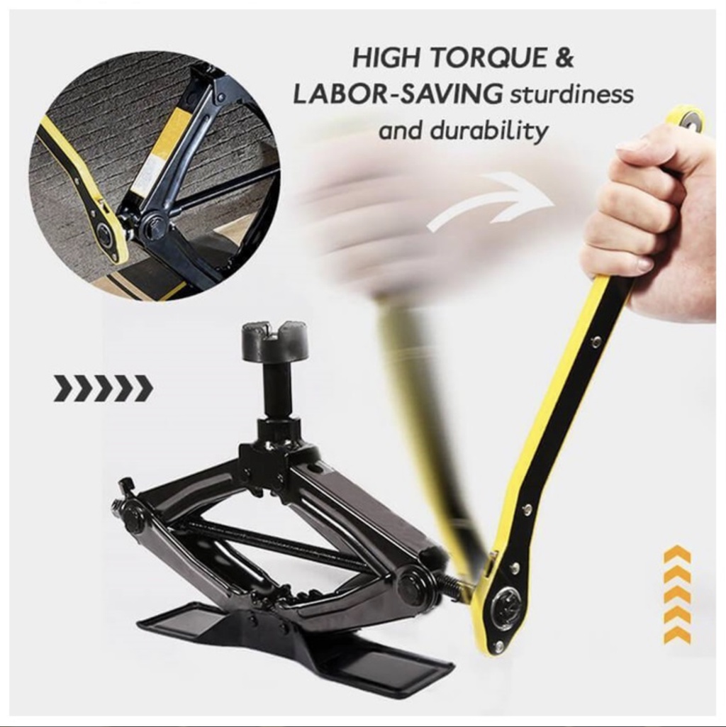 Car Wheel Wrench Jack Change Tyre Tools Energy Saving Sepana Tukar ...