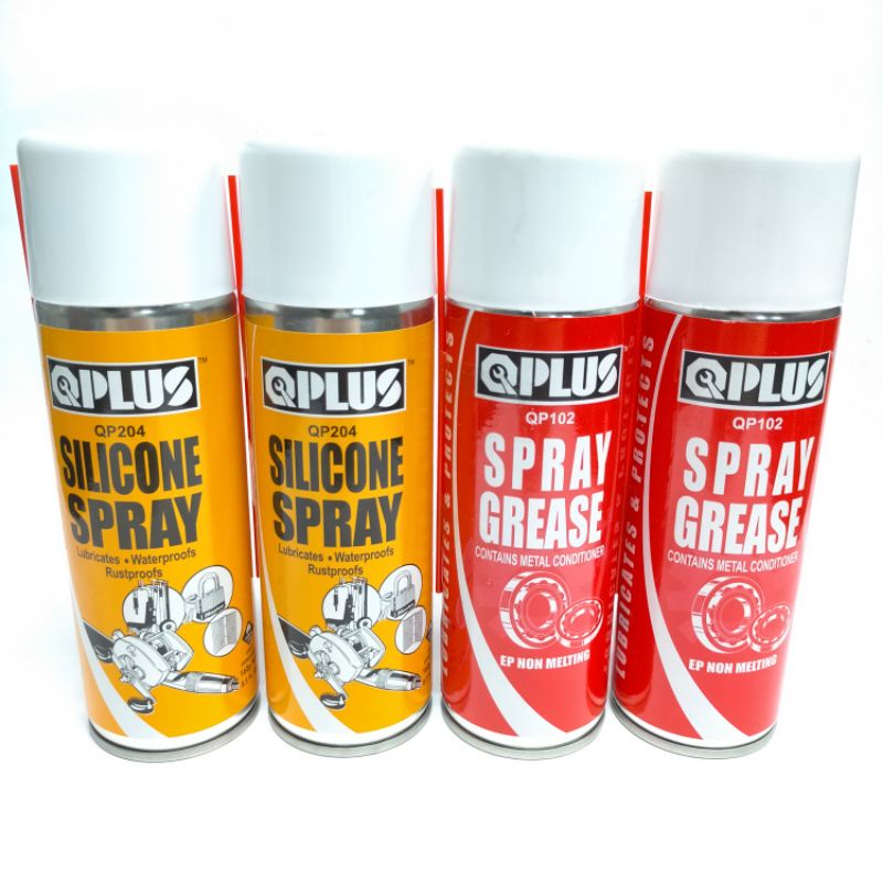 QPLUS QP102 SPRAY GREASE / QP204 SILICONE SPRAY | Shopee Malaysia