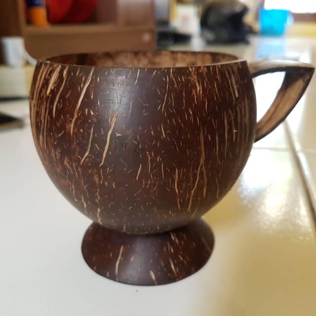 Exclusive Coconut Shell Cup, Broken Resistant (Breakproof) | Shopee ...