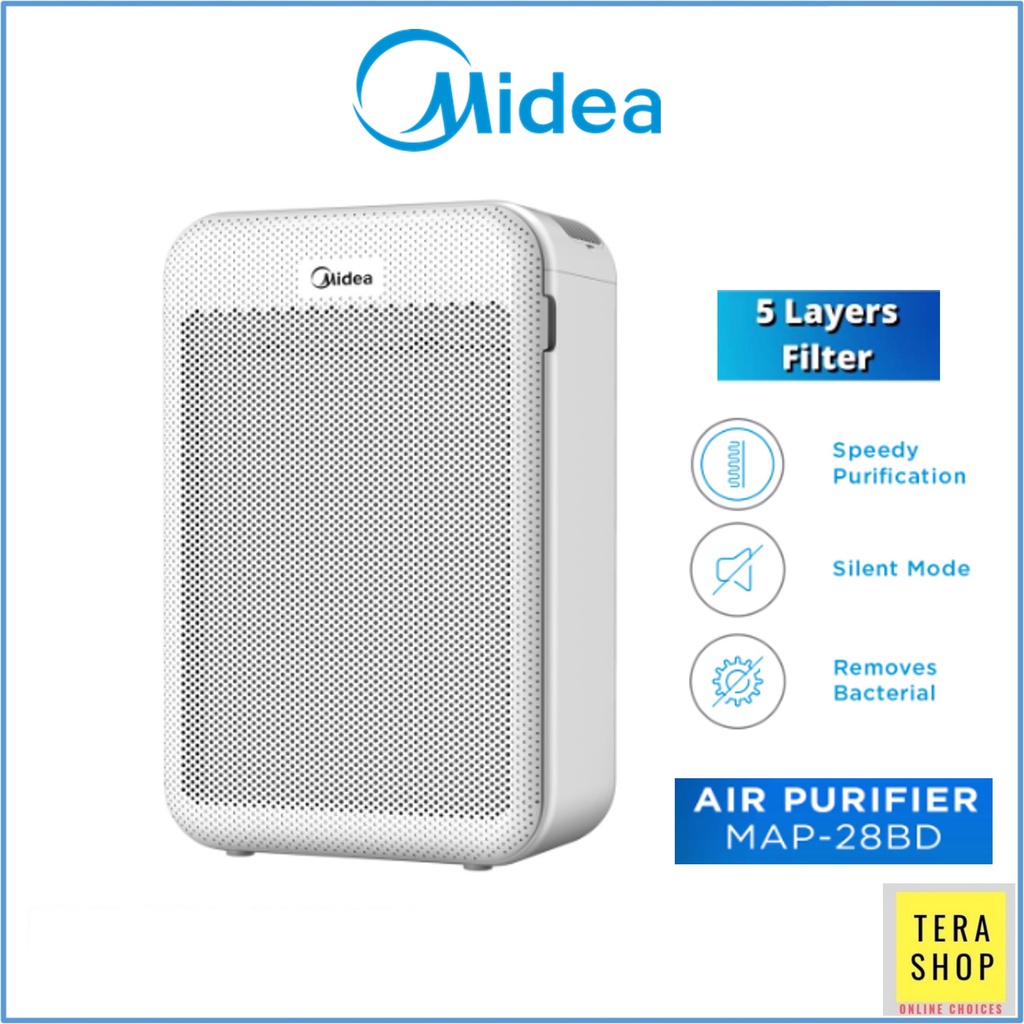 Midea MAP-28BD 5 Layers Filter Purification Air Purifier | Shopee Malaysia