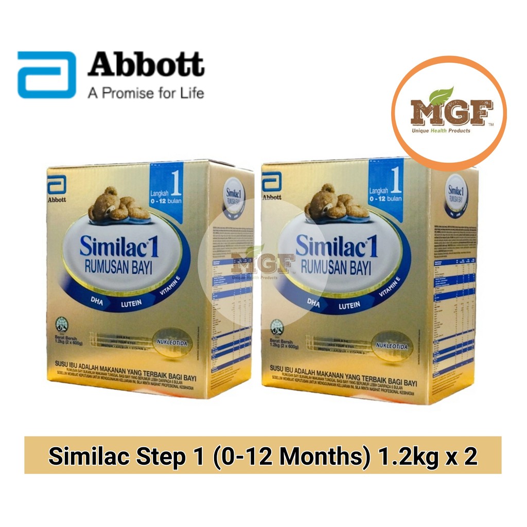 Similac Step 1 1.2kg x 2 EXP 02/2025 | Shopee Malaysia
