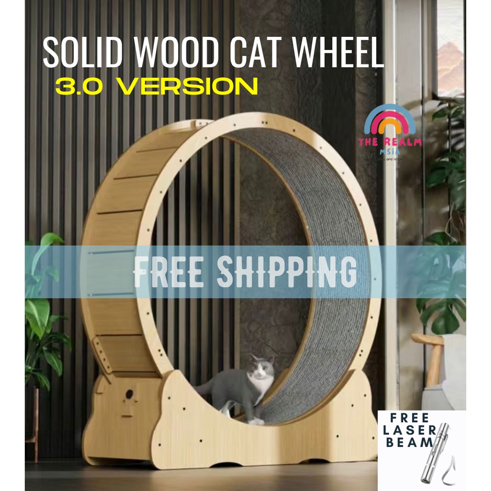 【COD】Self-Entertainment Cat Running Wheel Sports Wheel Roller Pet ...