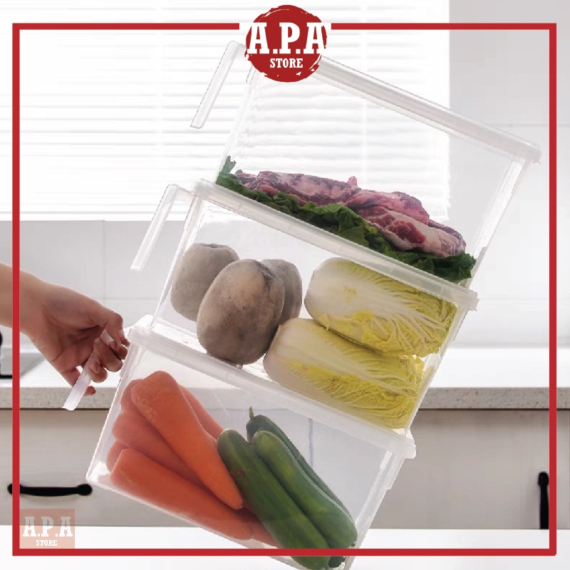 APA Fridge Plastic Food Fruit 5L Container Refrigerator Transparent ...