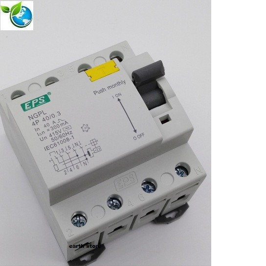 EPS 4 POLE RESIDUAL CURRENT OPERATED CIRCUIT-BREAKER (RCCB / ELCB ... EPS 4 POLE RESIDUAL CURRENT OPERATED CIRCUIT-BREAKER (RCCB / ELCB ...