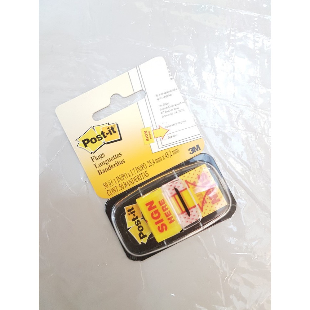 3M Post-It Flag [Sign Here] Label Sticker | Shopee Malaysia