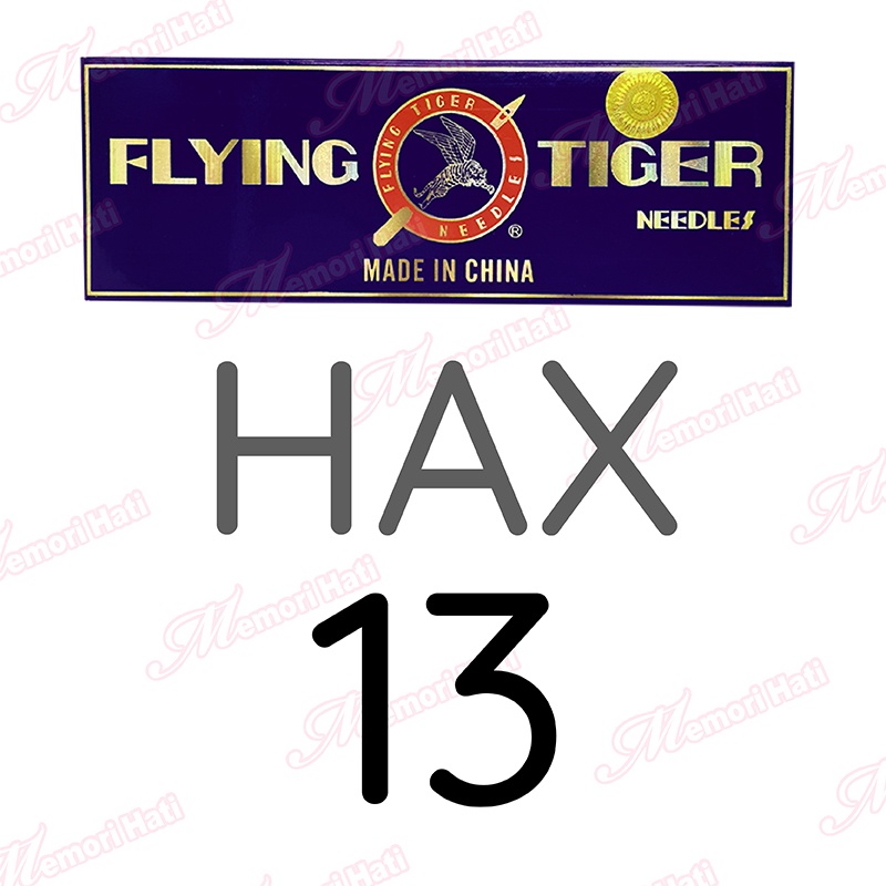 10pcs Flying Tiger HAX Normal Sewing Machine Needles Jarum Mesin Jahit ...
