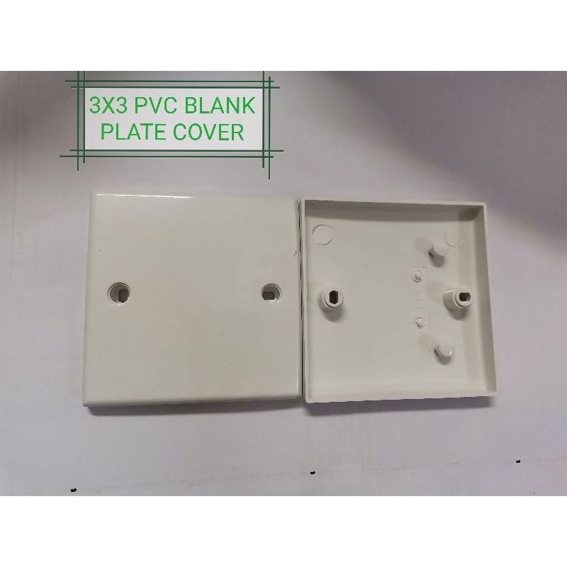 3X3 PVC BLANK PLATE COVER/SOCKET COVER | Shopee Malaysia