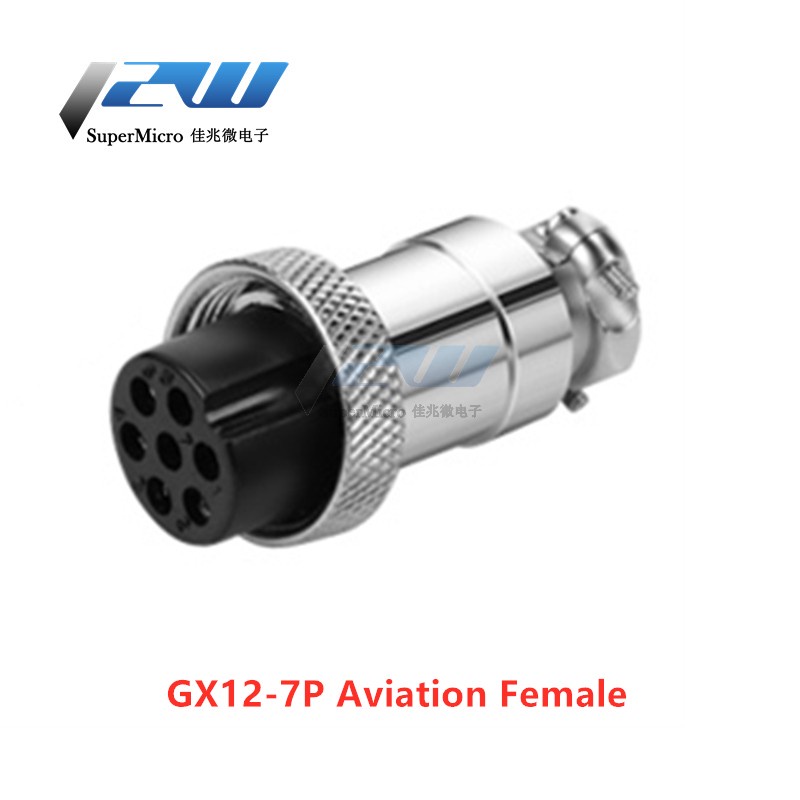 1 PCS GX12 Aviation plugs 2/3 /4 /5/6/7 Pin male + female, 12mm L88-93 ...