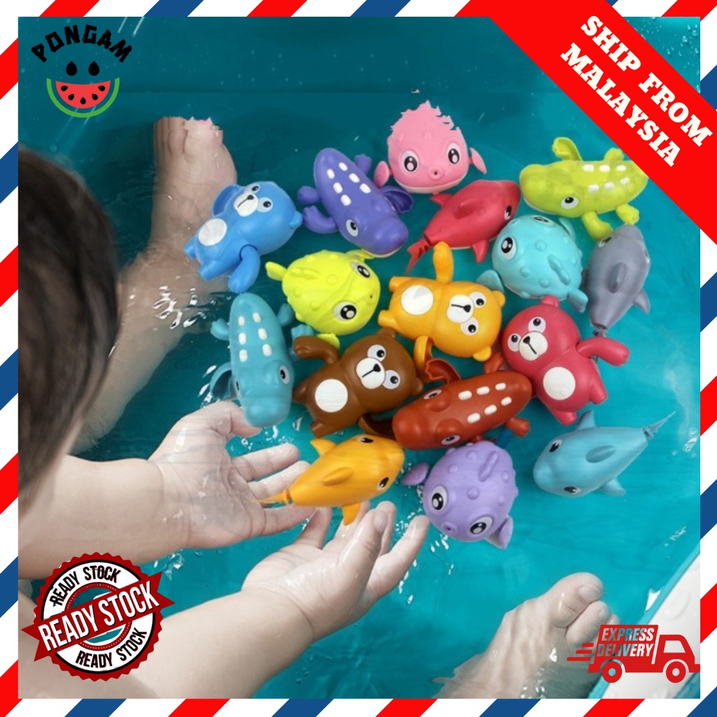 READY STOCKBaby Bath Toys Swimming Toys Bathing Time Small Toy for Kids ...
