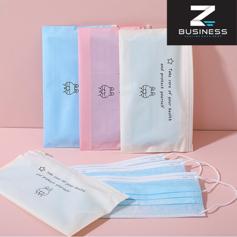 Zshope Multifunction Mask Storage Bag With Zipper /Face Cover Organizer ...