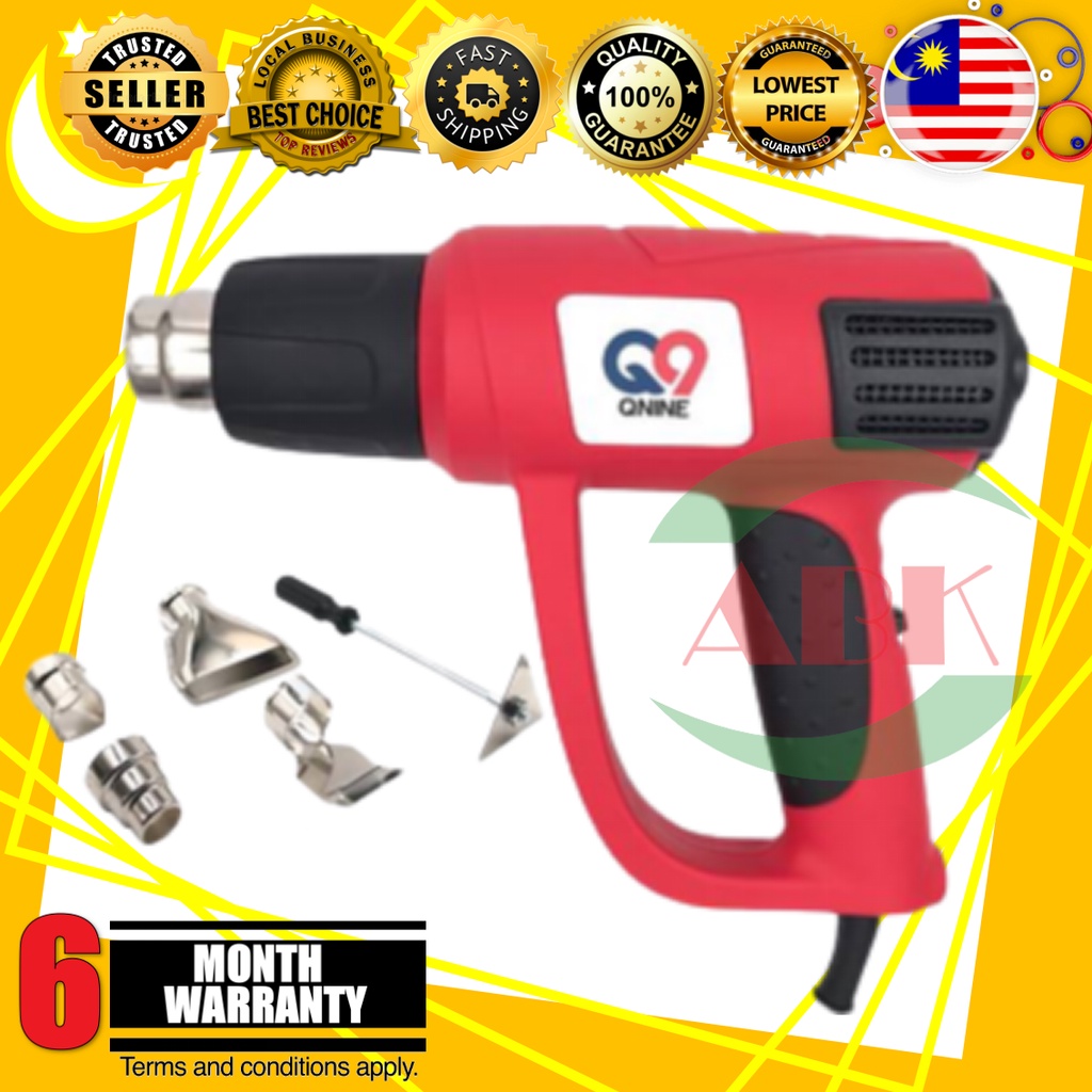 Q9 QET2000HAG ELECTRIC HEAT GUN / HOT GUN 2000W | Shopee Malaysia