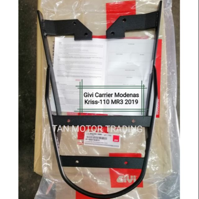Givi Monorack Carrier Modenas (New Kriss-110 MR3) 2019-23 | Shopee Malaysia