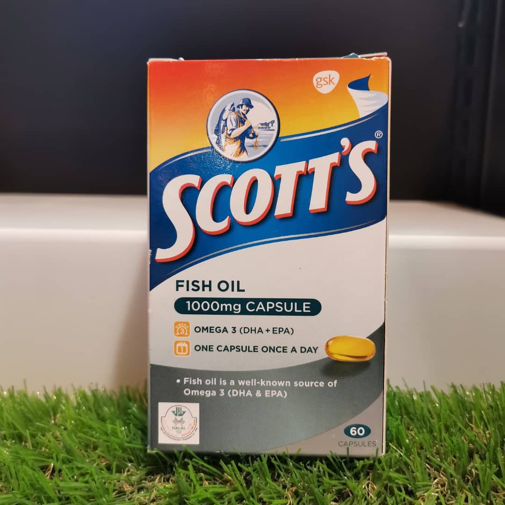 Scott's FISH OIL 1000MG 60s exp7/25 235939 | Shopee Malaysia