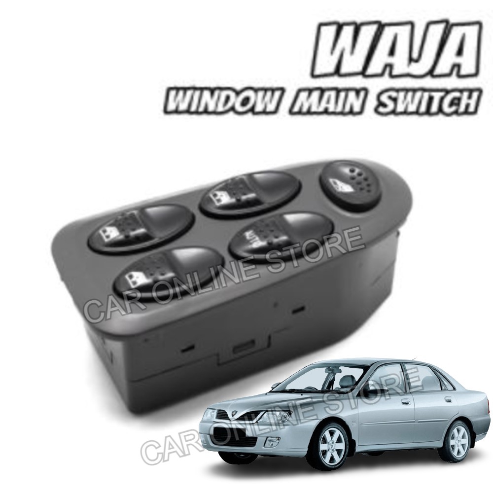 Proton Waja (Auto Down Driver Side ) Main Switch Window Power Car Parts ...