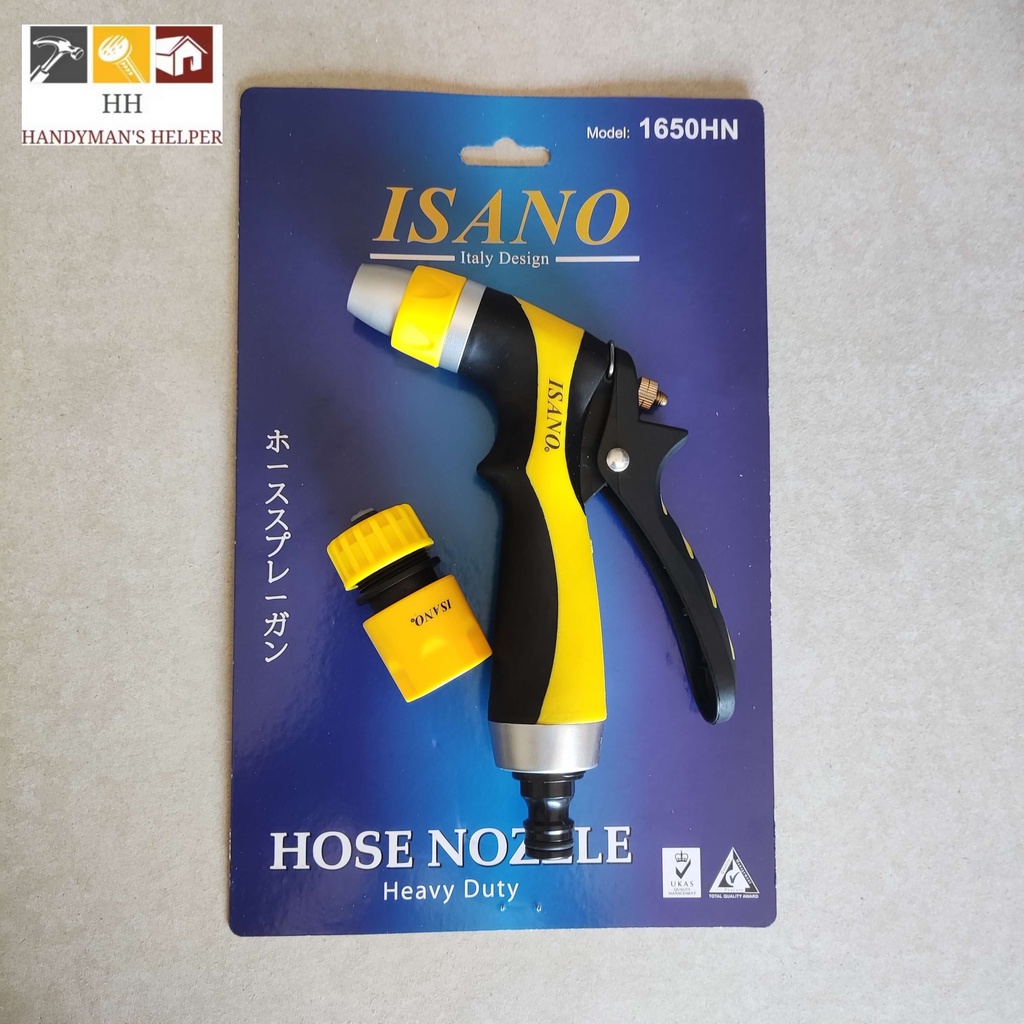 ISANO HEAVY DUTY HOSE NOZZLE (1650HN) KEPALA PAIP GETAH SPRAYER PAIP ...
