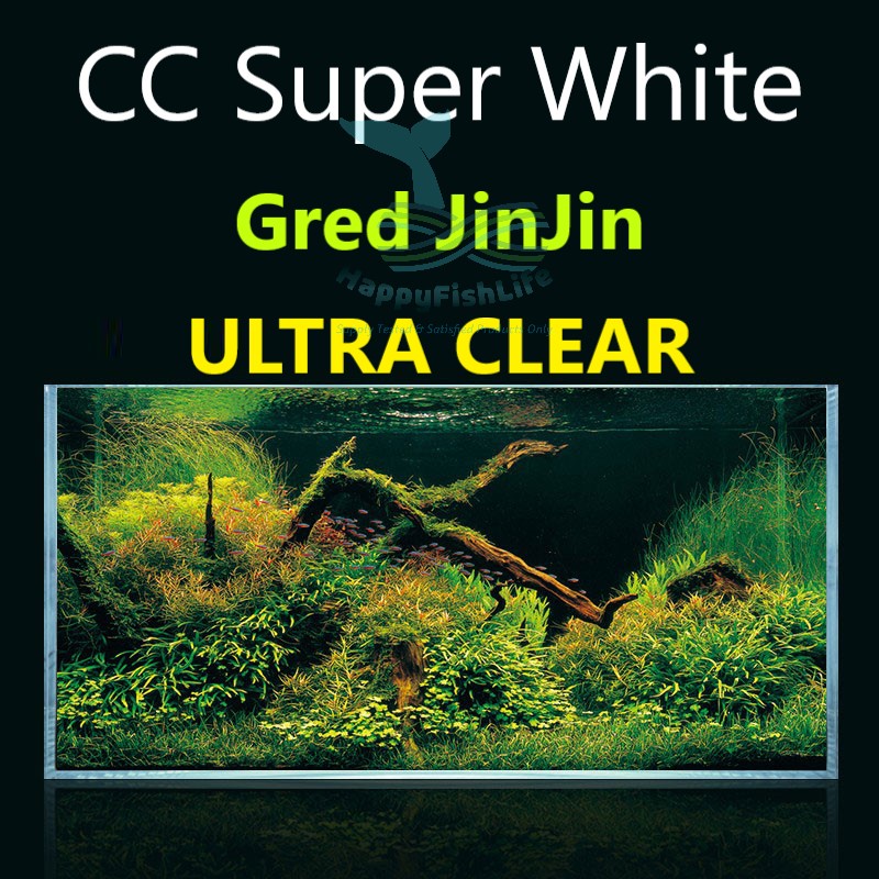 Free Shipping Aquarium Fish Tank Crystal Clear Super White 40cm to ...