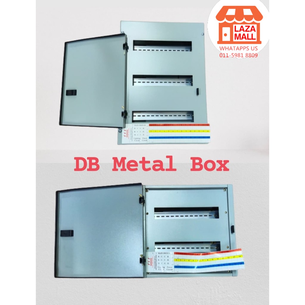 DB METAL BOX consumer boxes 2ROW 30WAY MCB DISTRIBUTION BOX METER BOARD ...