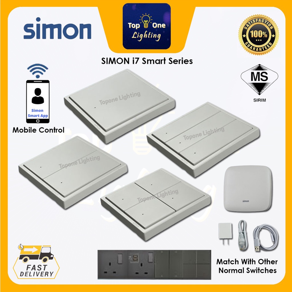SIMON i7 Smart Series - Smart Switches/Smart Home System - Control in 3 ...