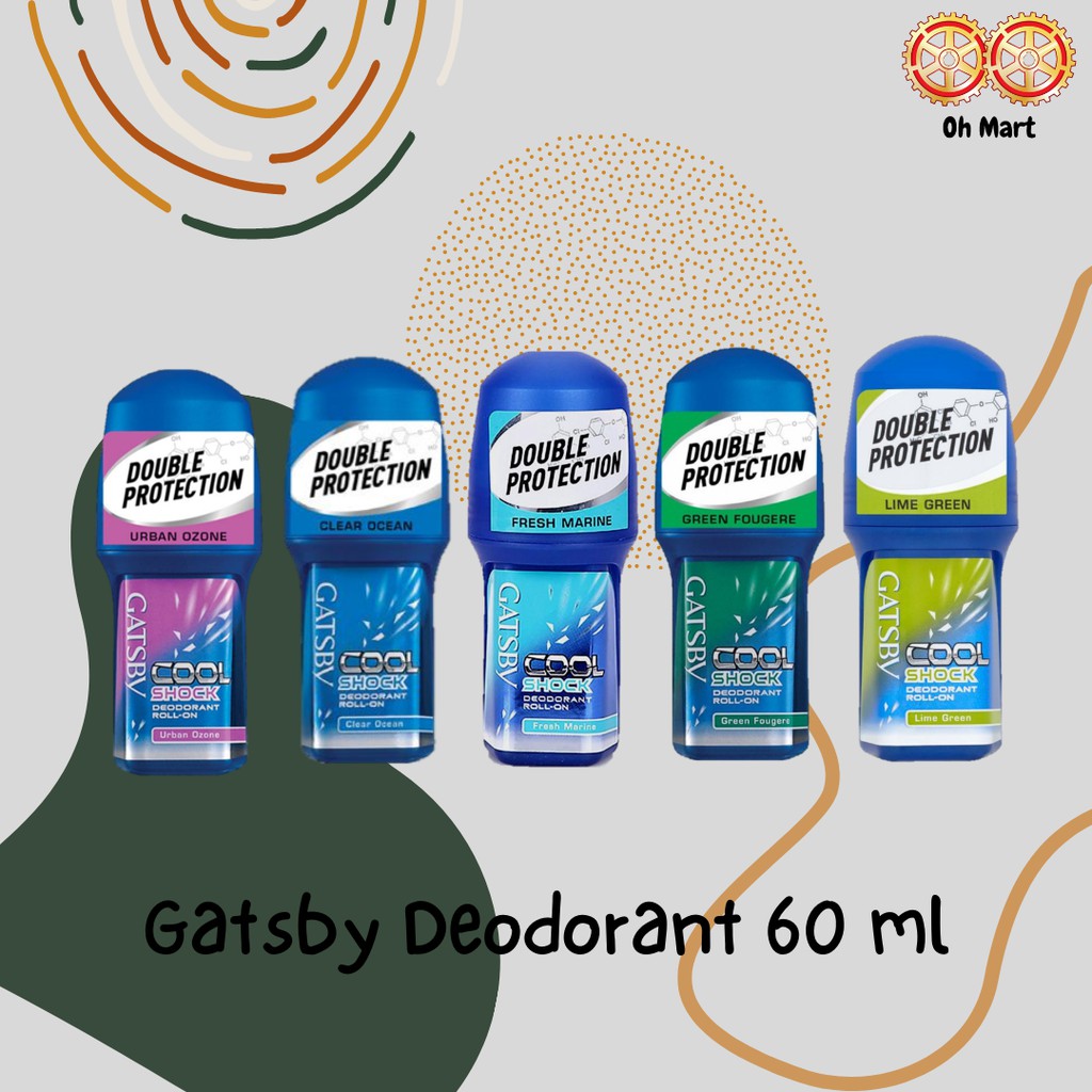 Gatsby Double Protection Cool Shock -60ml | Shopee Malaysia