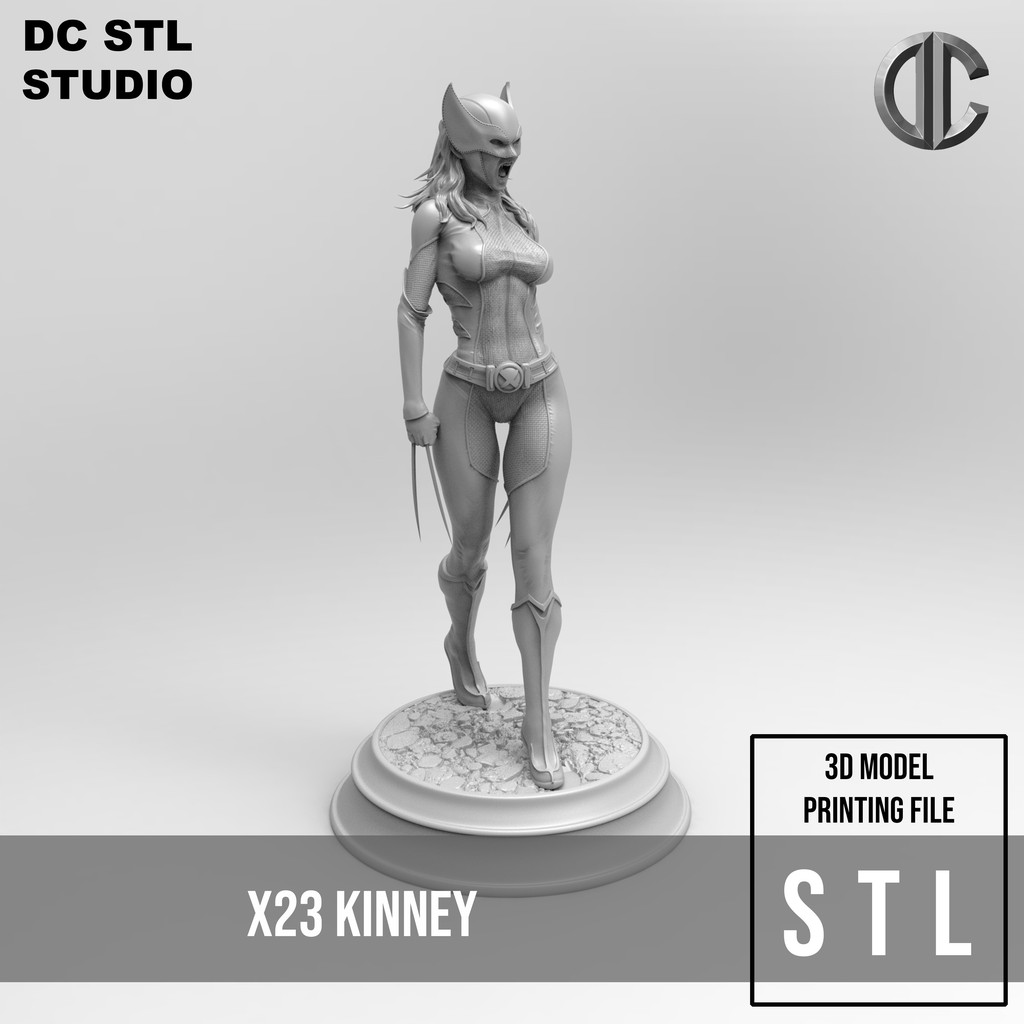 ( DIGITAL ) A131 - Comics Character X23 Kinney, STL 3D model design download print files ...