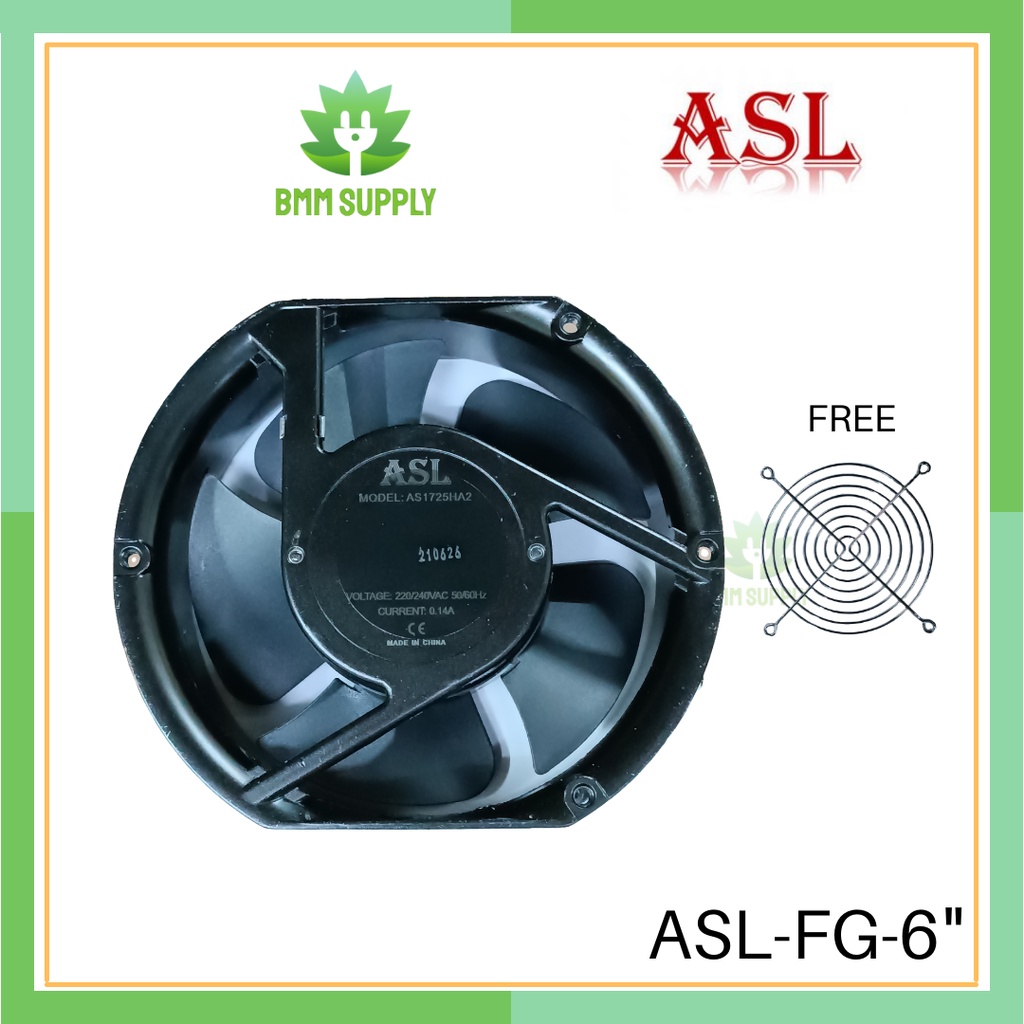 ASL #ASL-FG-6" EXHAUST FAN/ AXIAL FAN/COOLING FAN/ VENTILATION FAN ...