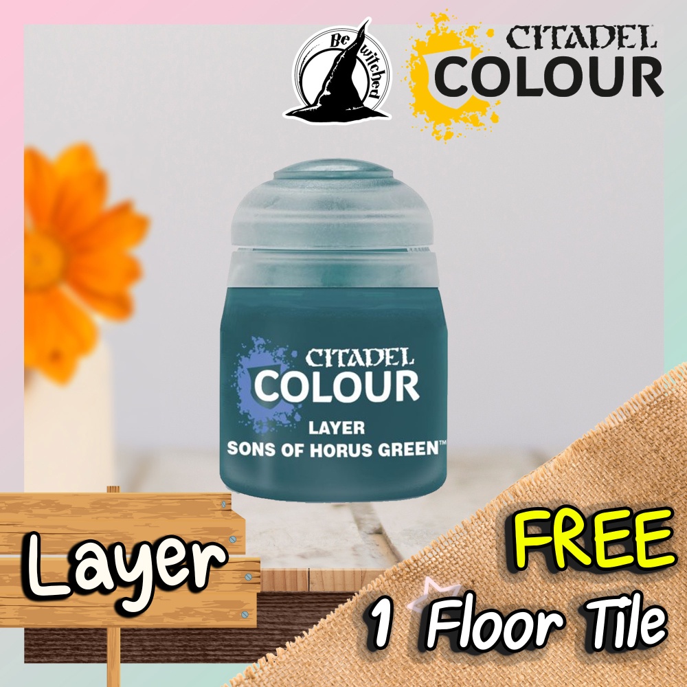 (Layer) SONS OF HORUS GREEN : Citadel Paint 1 Floor Tile | Shopee Malaysia