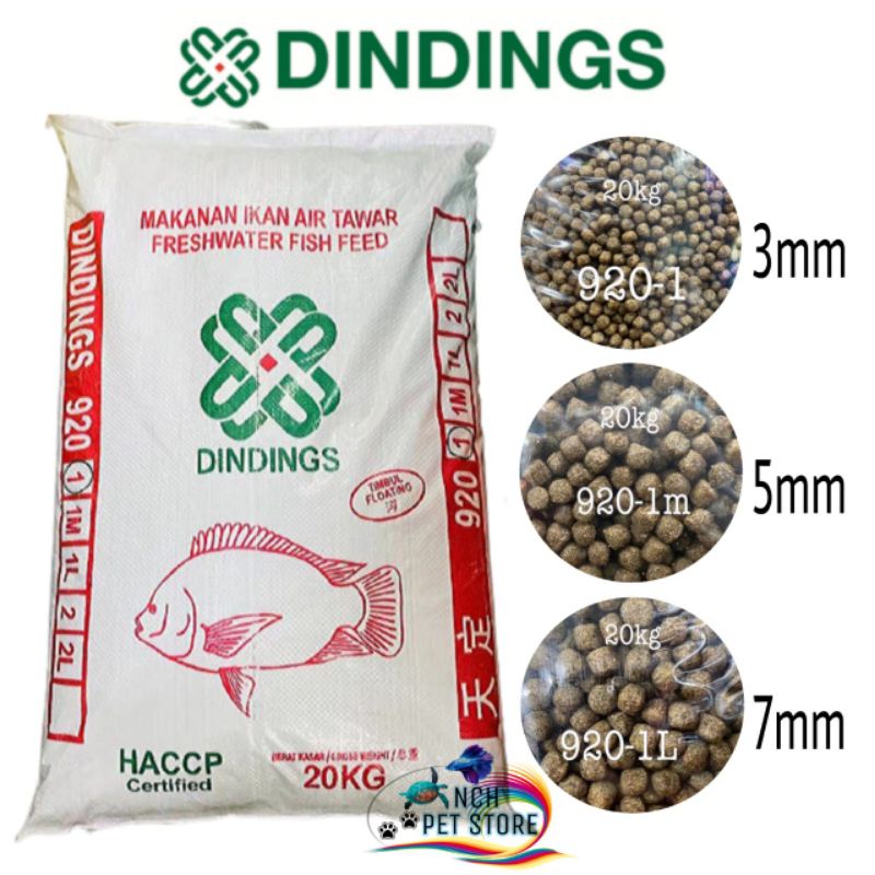 DINGDINGS🐠Dedak Ikan 920 (1guni) 20kg | Shopee Malaysia