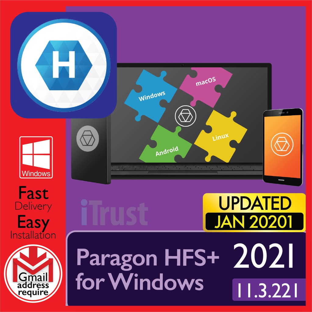 Paragon HFS+ for Windows 11.4.298 [WINDOWS x64][100% Working][LIFETIME ...