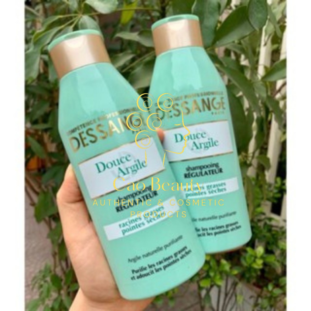 Green French DESSANGE shampoo for oily, dandruff, hairline, hairline ...