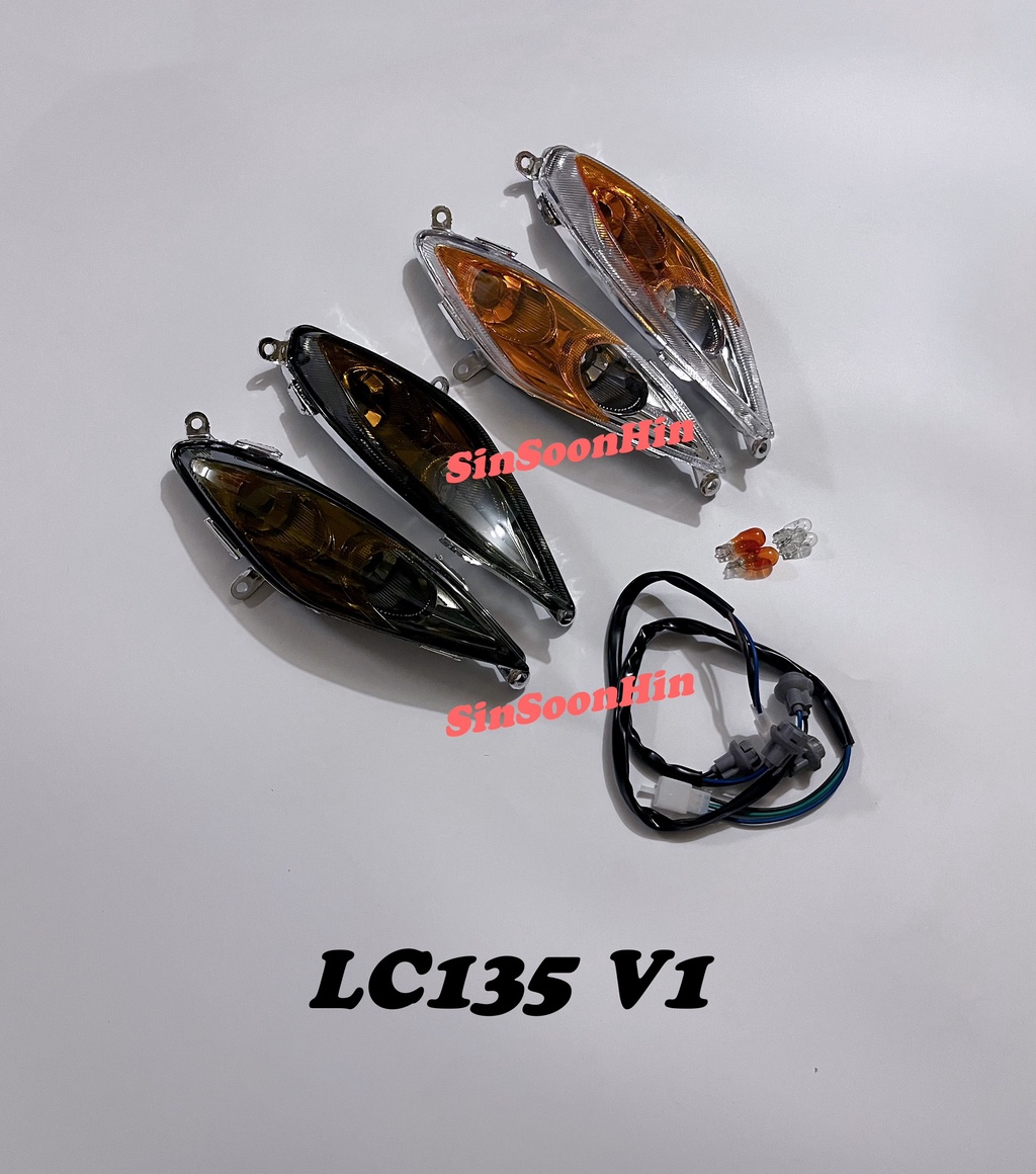 Yamaha LC135 V1 SPECIAL EDITION Front Signal Lamp / Socket Bulb - CLEAR or TINTED #signal lc v1 ...