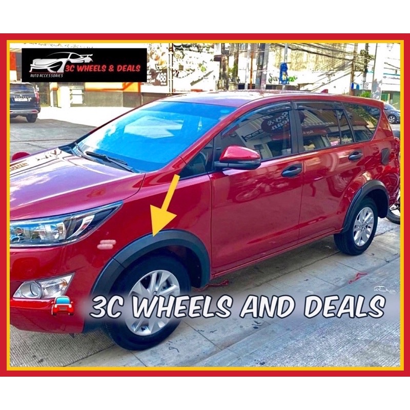 TOYOTA INNOVA (2016-2025) SLIM FENDER FLARES | Shopee Malaysia