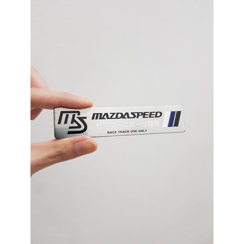 Mazda speed race track plate badge Emblem | Shopee Malaysia