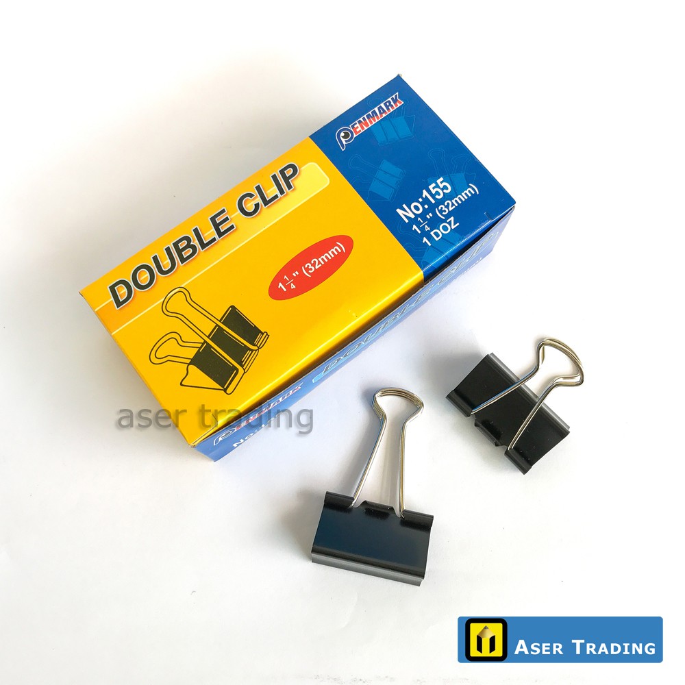 DOUBLE / BINDER CLIP 32MM (1 1/4") | Shopee Malaysia