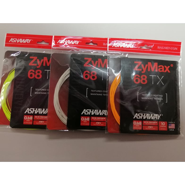 Ashaway Zymax 68TX Badminton String | Shopee Malaysia