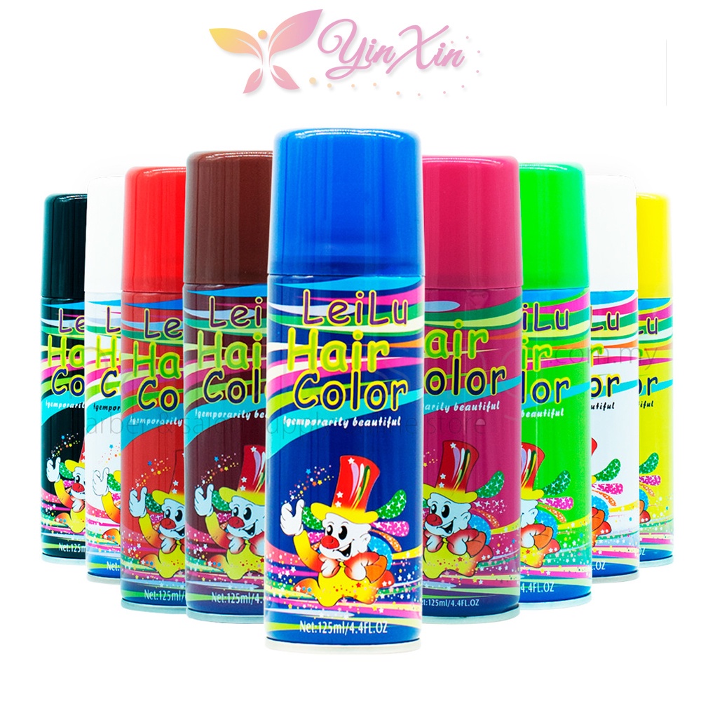 Leilu Hair Color Spray 一次性颜色喷雾 - 125ml | Shopee Malaysia