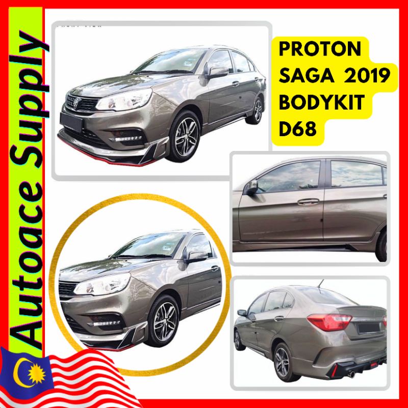 🔥Proton Saga🔥 vvt 2019/2020/2021 Bodykit Drive68 With Paint Saga R3 ...
